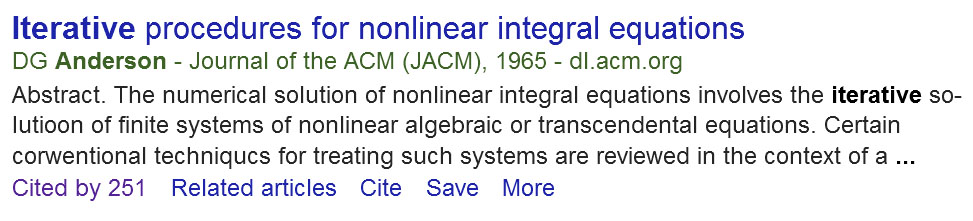 Anderson Acceleration – Nick Higham